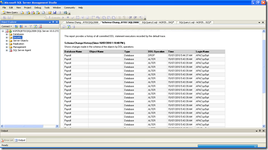 SIVA SQL Server: How to find who dropped the database? Is that logged ...